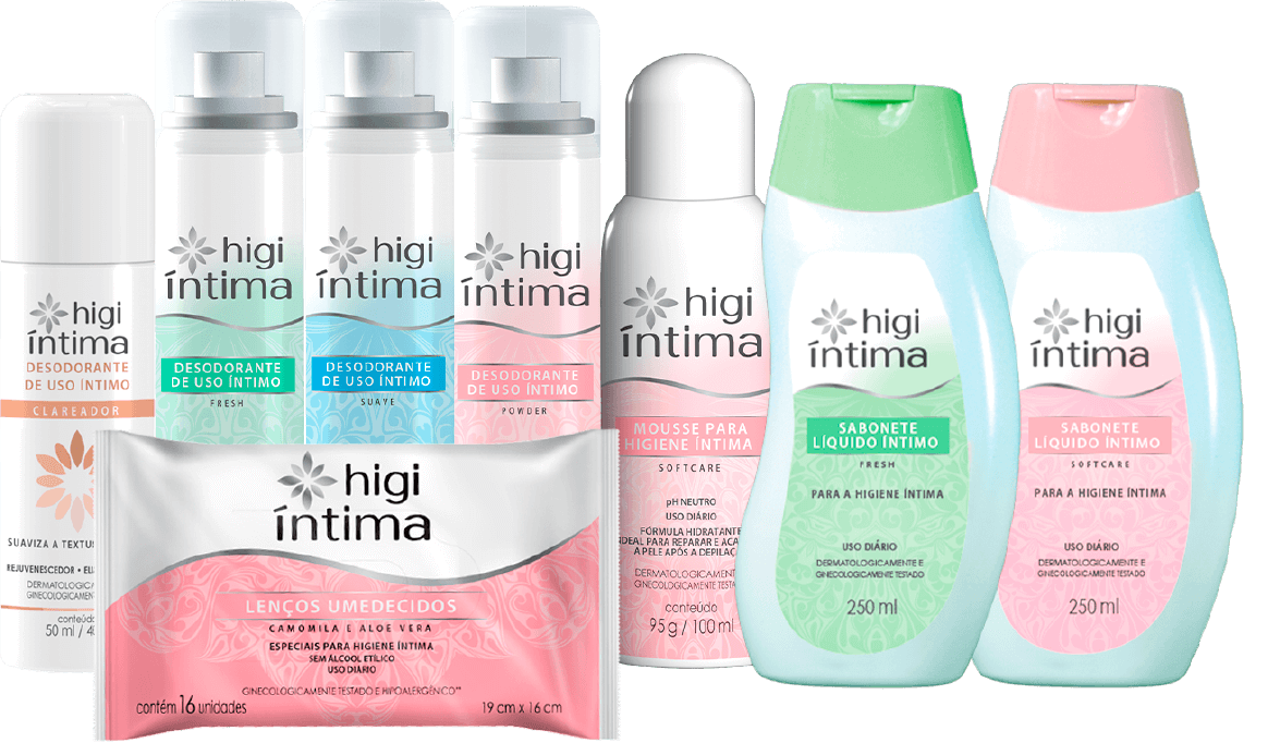 Higi Mulher - A mais completa linha de cuidados íntimos!