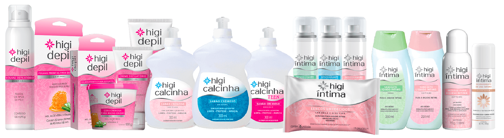 Higi Mulher - A mais completa linha de cuidados íntimos!